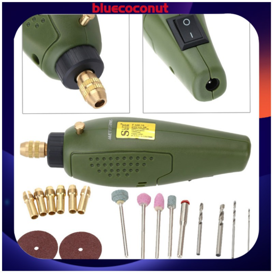 ( bani shop ) Dc grinder set Mini electric drill accessories set 12V DC ...