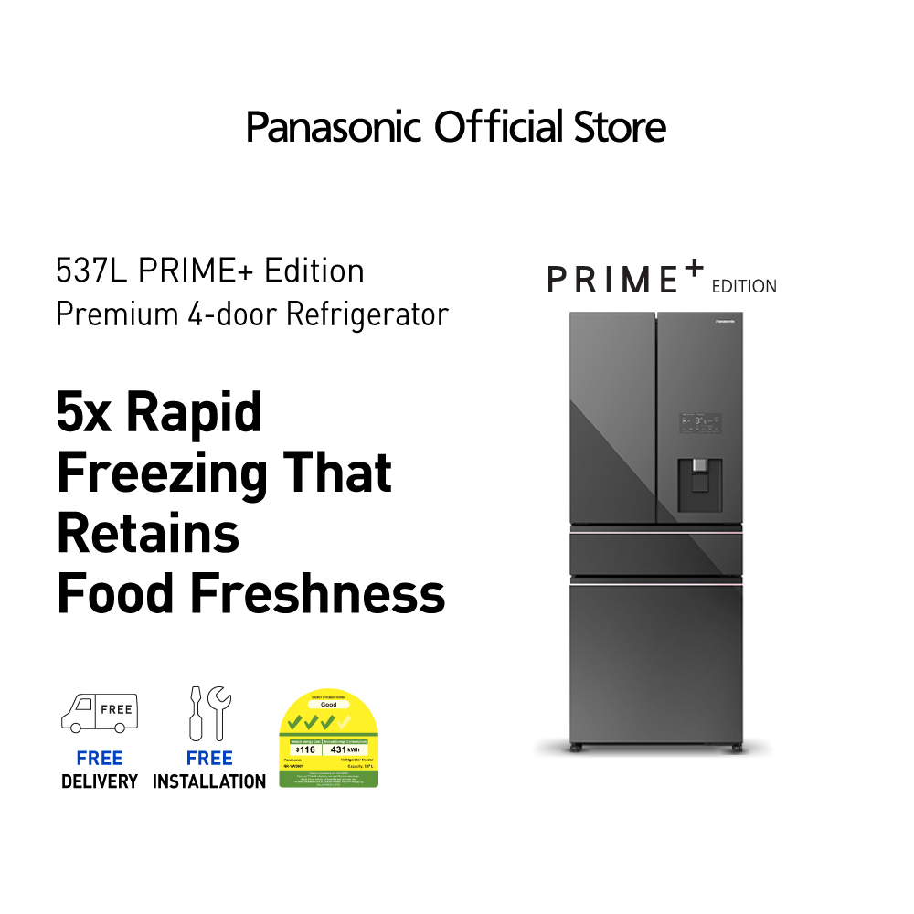Panasonic Prime+ Edition 4 Doors Refrigerator with PrimeFresh ...