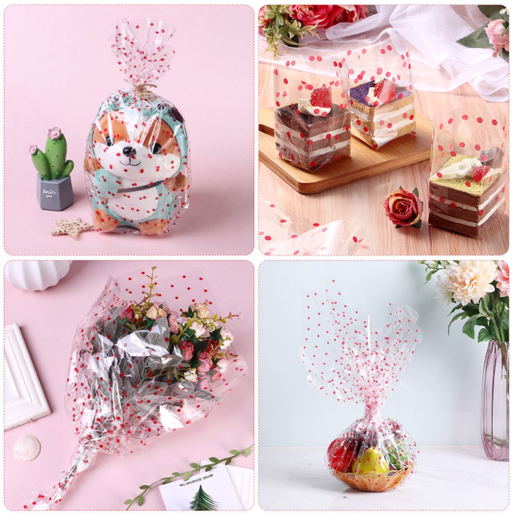 SHUKEYI DIY Fashion Gift Baskets Wrap Handmade Clear Wrapping Paper ...