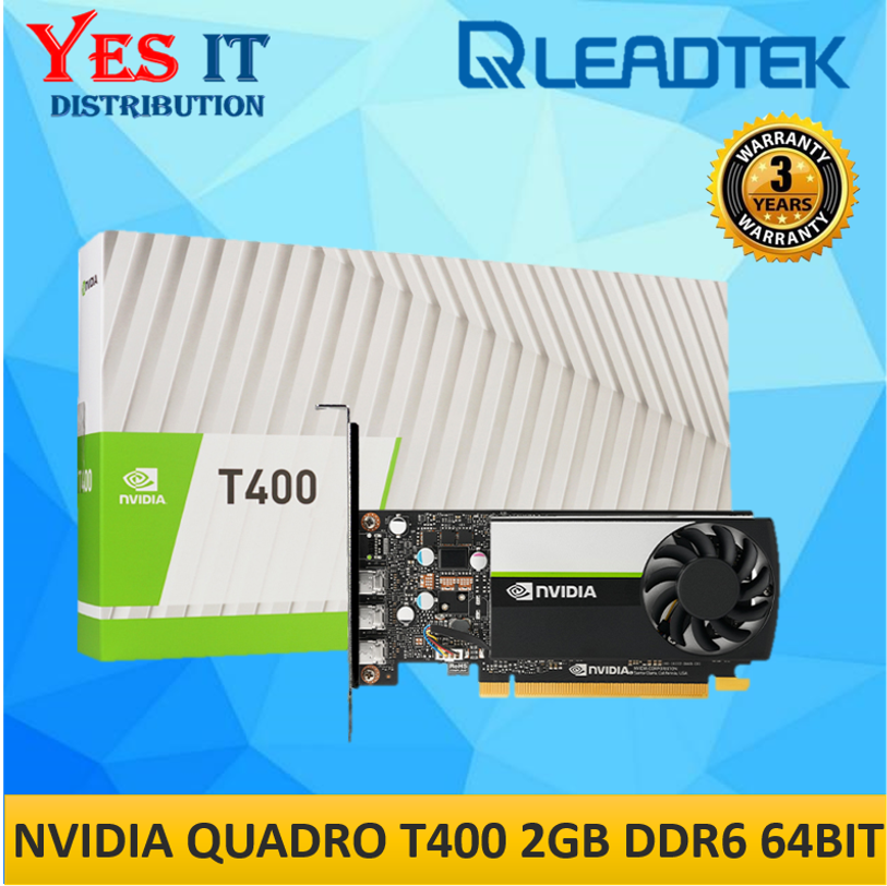 LEADTEK NVIDIA QUADRO P400 2GB DDR5 / T400 2GB DDR6 64BIT / T400 4GB ...