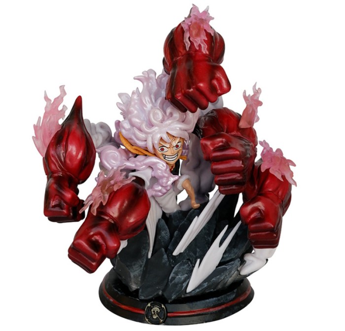 Action Figure Luffy Gear 5 Gomu Gomu No Bajrang Gun One Piece | Lazada ...