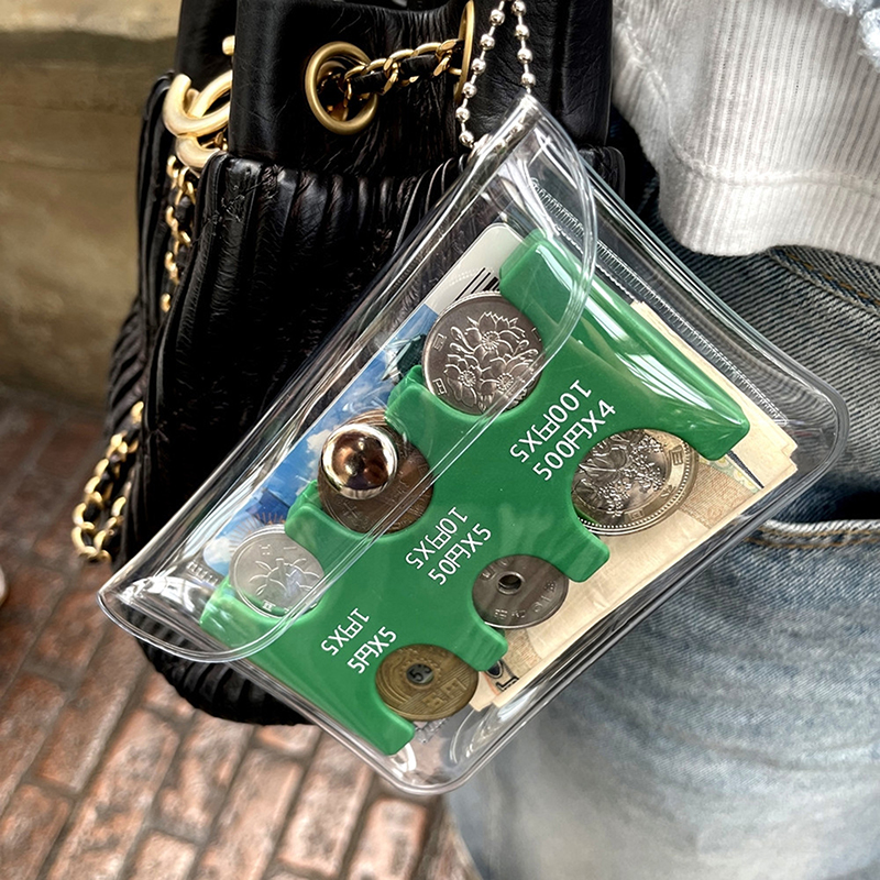 1PC Coin Dispenser Coin Collection Purse Wallet Organizer Holder For ...