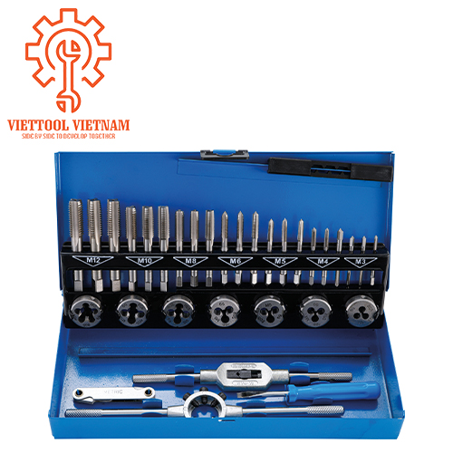 Bộ Mũi Taro M3- M12 Gồm 33 Chi Tiết BGS Technic Model 1925, bộ mũi taro, bộ taro, bộ dụng cụ ...