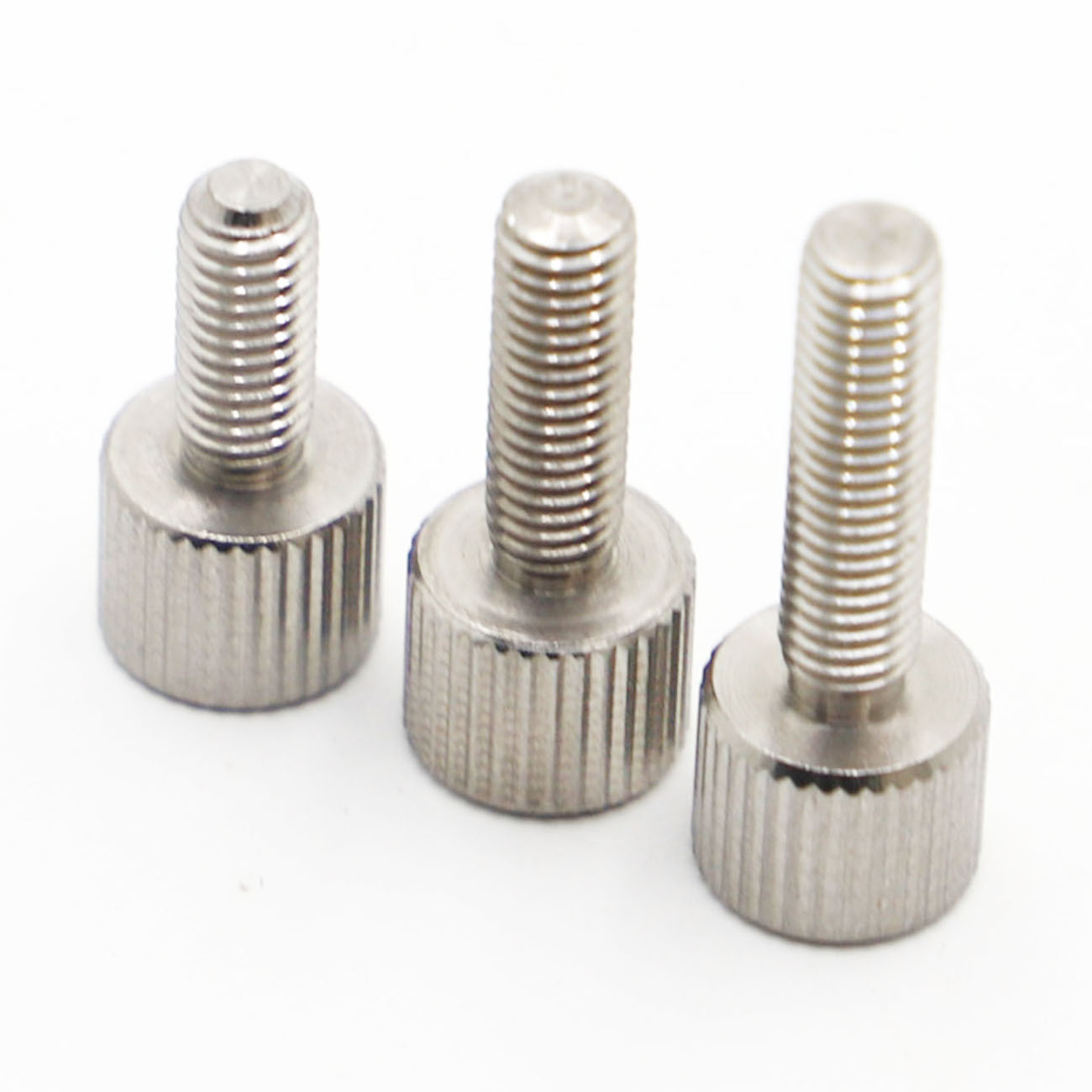 304 Stainless Steel Knurl Flat Hand Tighten Thumb Screw M2 M2.5 M3 M4 ...