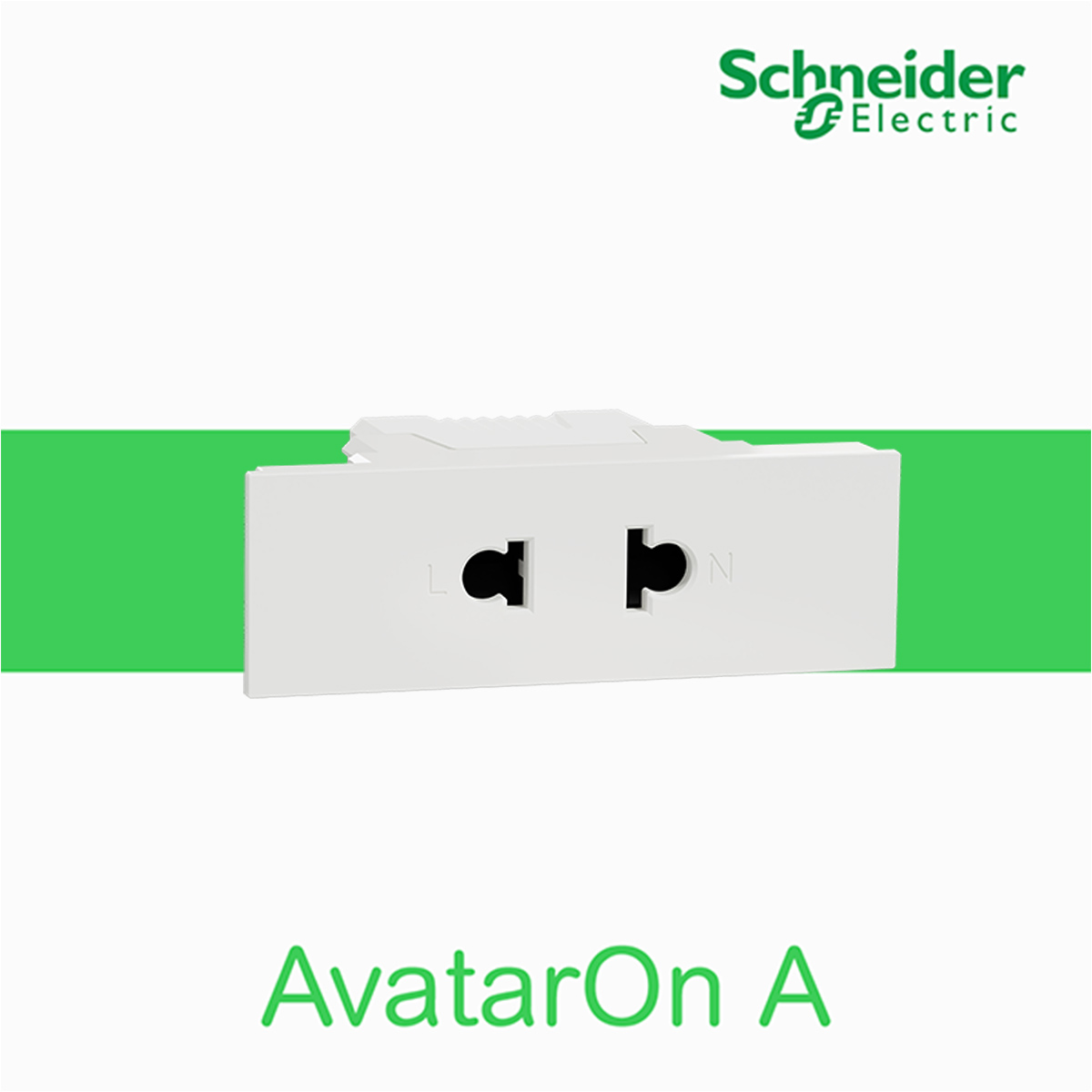 Bộ công tắc, ổ cắm , mặt thiết bị Schneider Electric dòng Avataron A ...