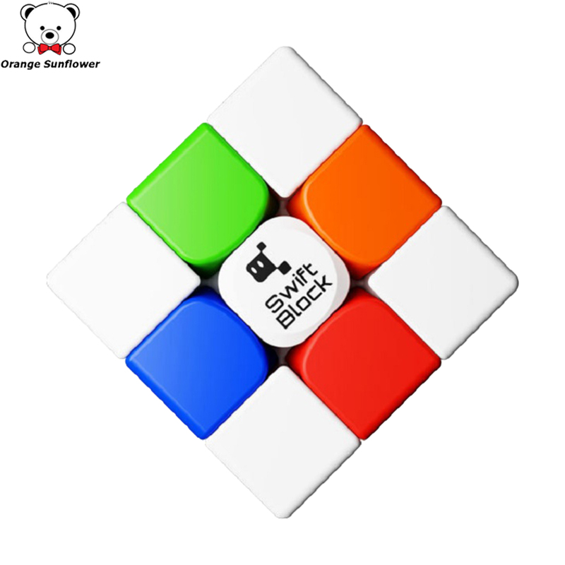 Gan Swift Block 355s 3x3 Magnetic Magic Speed Cube Stickerless ...