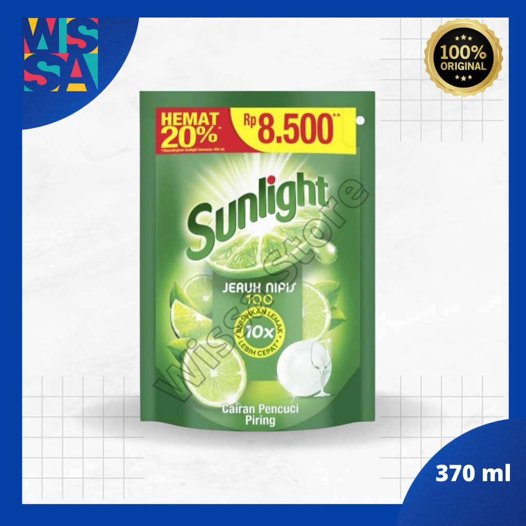 Sunlight Jeruk Nipis LIme Formulasi Baru 370 ml | Lazada Indonesia