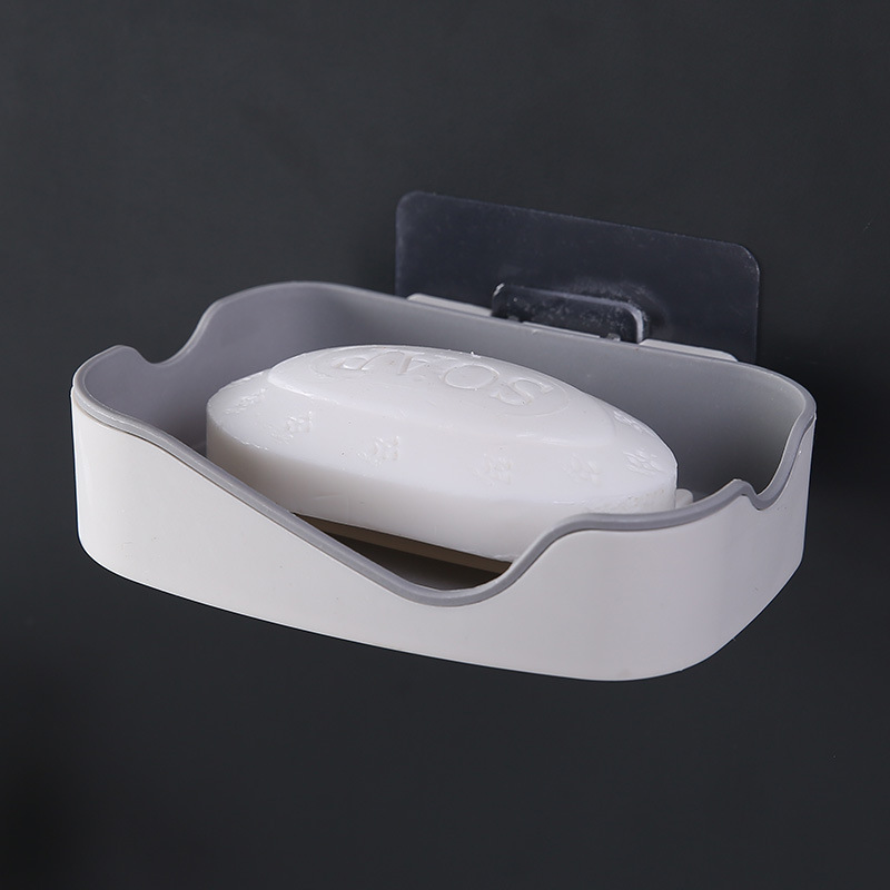 Plastic Soap Dish Holder - Wall Mounted Soap Case Box for Shower ...