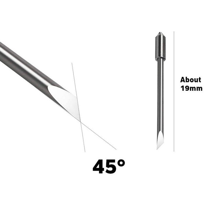 100Pcs 45 Degree Vinyl Cutter Plotter Blades for Graphtec CB09U CB09 ...