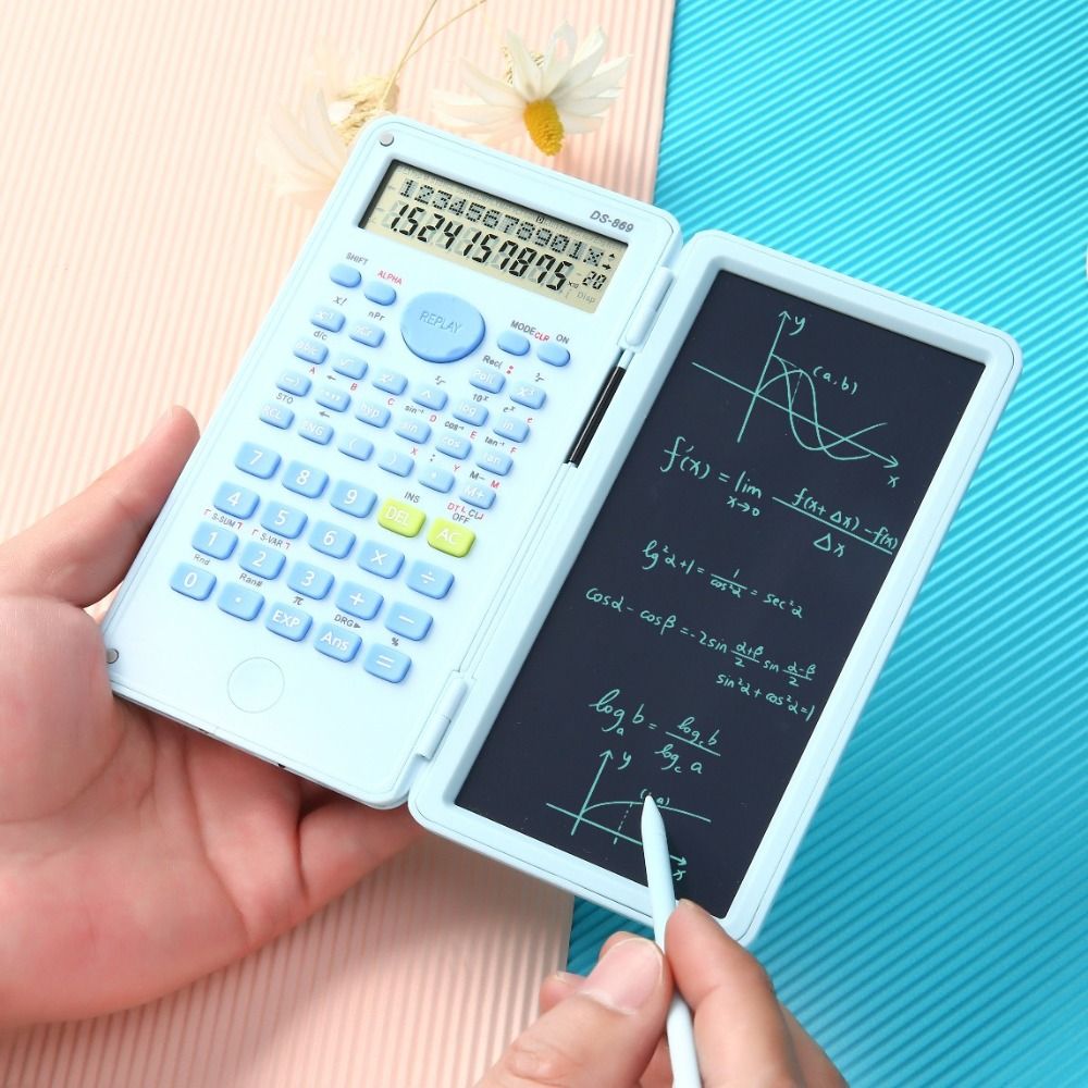 Drawing Pad 2 in Scientific Calculator Foldable 6-inch Office LCD ...