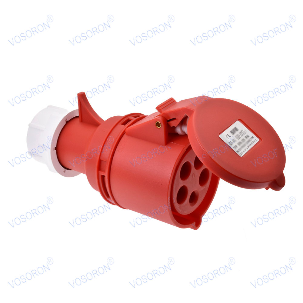 IP44 Industrial Plug and Socket Waterproof Connector 5PIN 16A/32A ...
