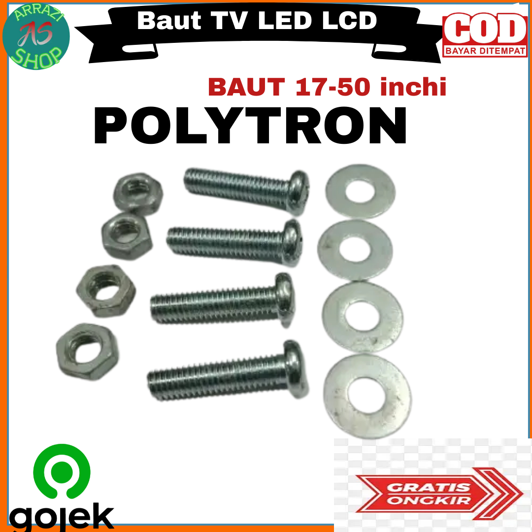 Baut tv polytron baut tv ke bracket tv led Lcd polytron 17 22 32 42 43 ...
