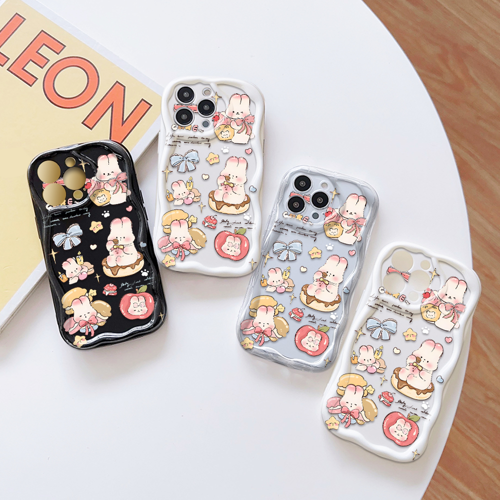 YYDS for Vivo Y100 Back Cover Cute Cartoon Rabbit Case Cream Texture ...