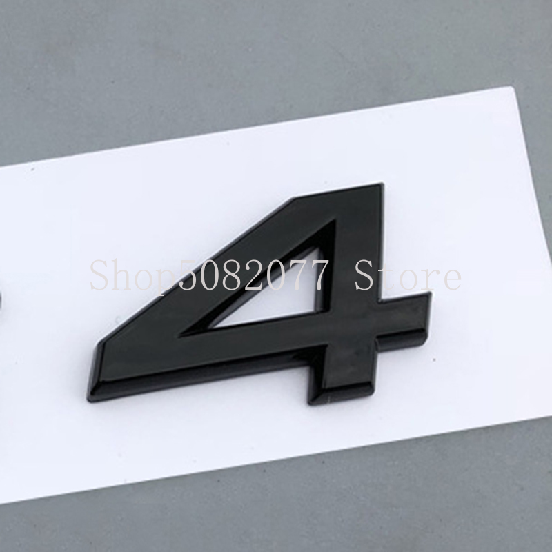 NEW 【Too much love!】Letter Number Emblem For Audi S R S3 S4 S5 S6 S7 S8 ...