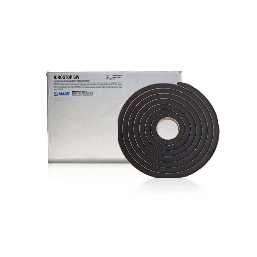 MAPEI IDROSTOP SW475 / SW300 - EXPANDABLE BUTYL RUBBER WATERSTOP | Lazada