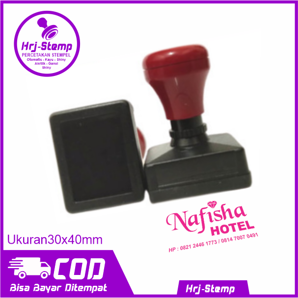 Cetak Stempel Otomatis 1 Warna Ukuran Standar Stempel Perusahaan Hotel ...