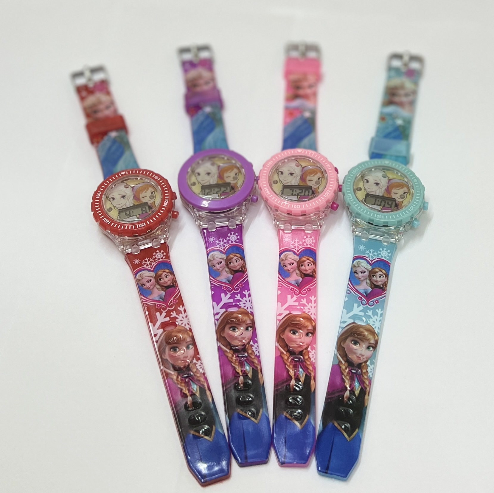 Light function Luminous Kids Watch girl watch Frozen Elsa Sophia kitty ...