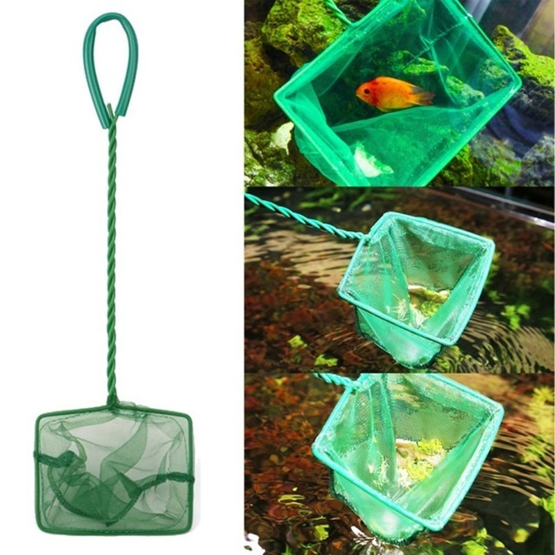 【b1598253】Long Handle Square Aquarium Fishing Net Landing Net For Fish ...