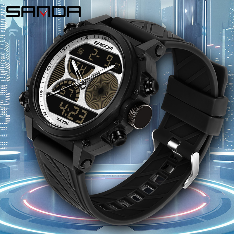 SANDA Multi Display Multi Function Watch Dial Visualization Design ...