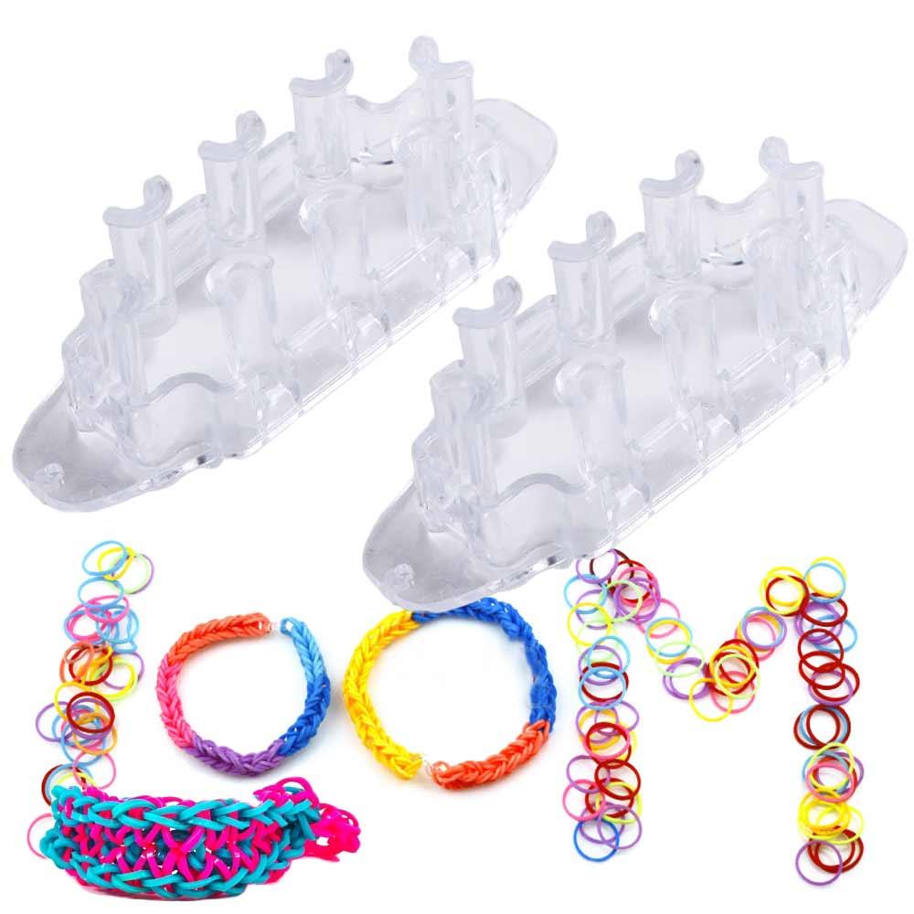 Loom Kit Tools O-shaped DIY Rubber Band Loom Weaver Tool Easy Operate ...