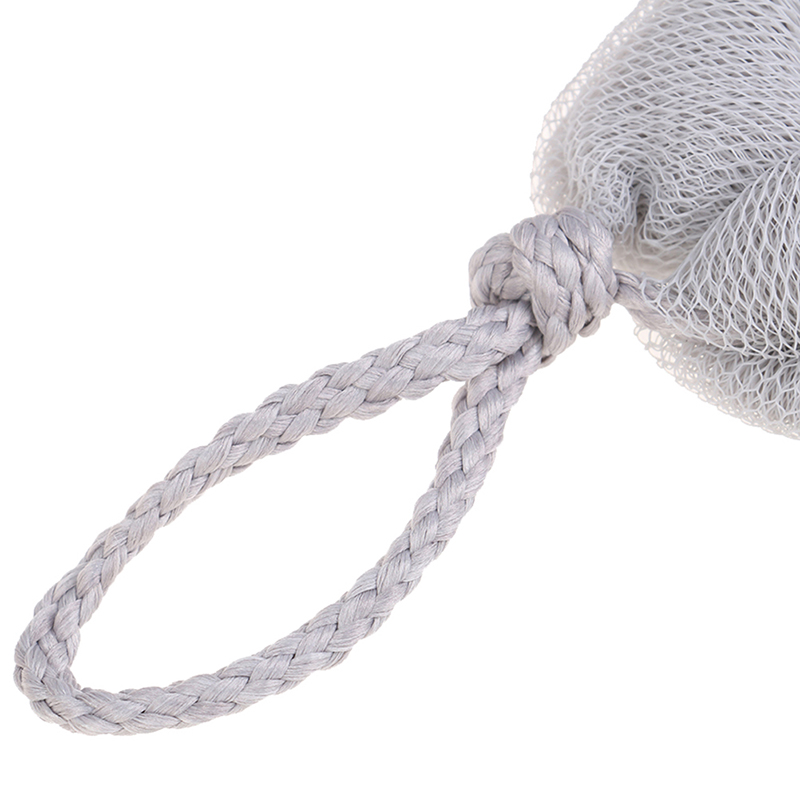 Body Exfoliate Puff Bath Sponge Scrub Mesh Net Ball Massage Ball Back ...