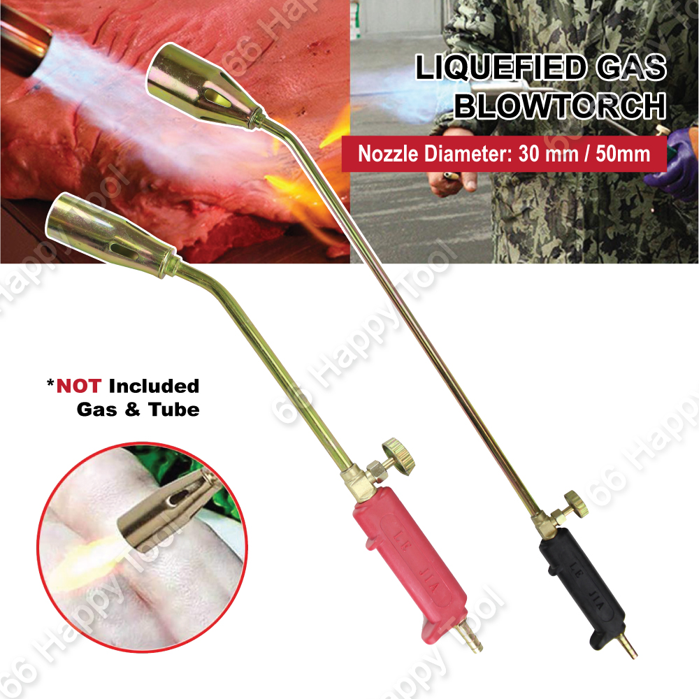 Liquefied Gas Blowtorch 30mm 50mm Piezo Ignition Sprayer Gas Spray Gun ...