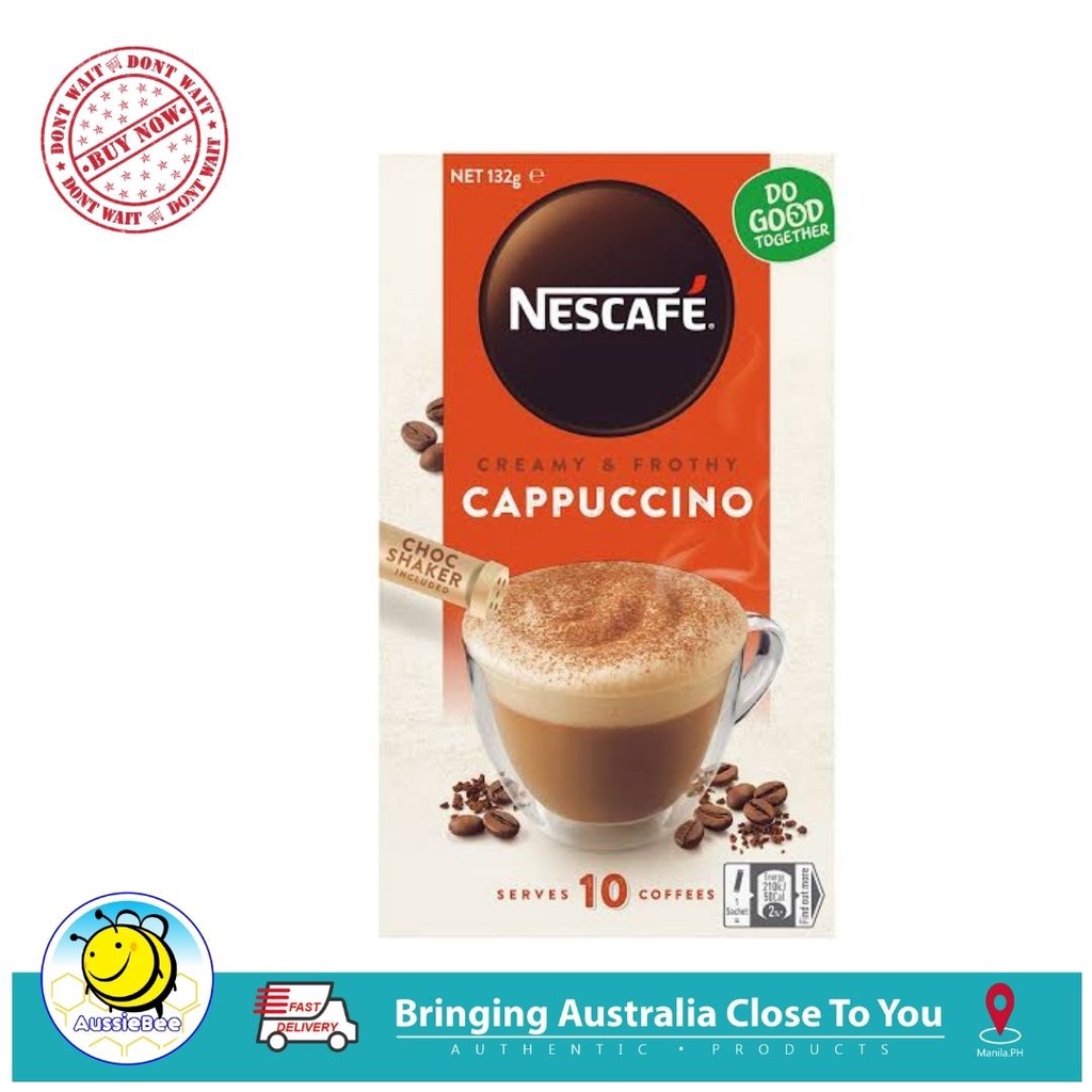 Nescafe Cappuccino with choc shaker (10 sachet) 132g (expiry November 2024) | Lazada PH