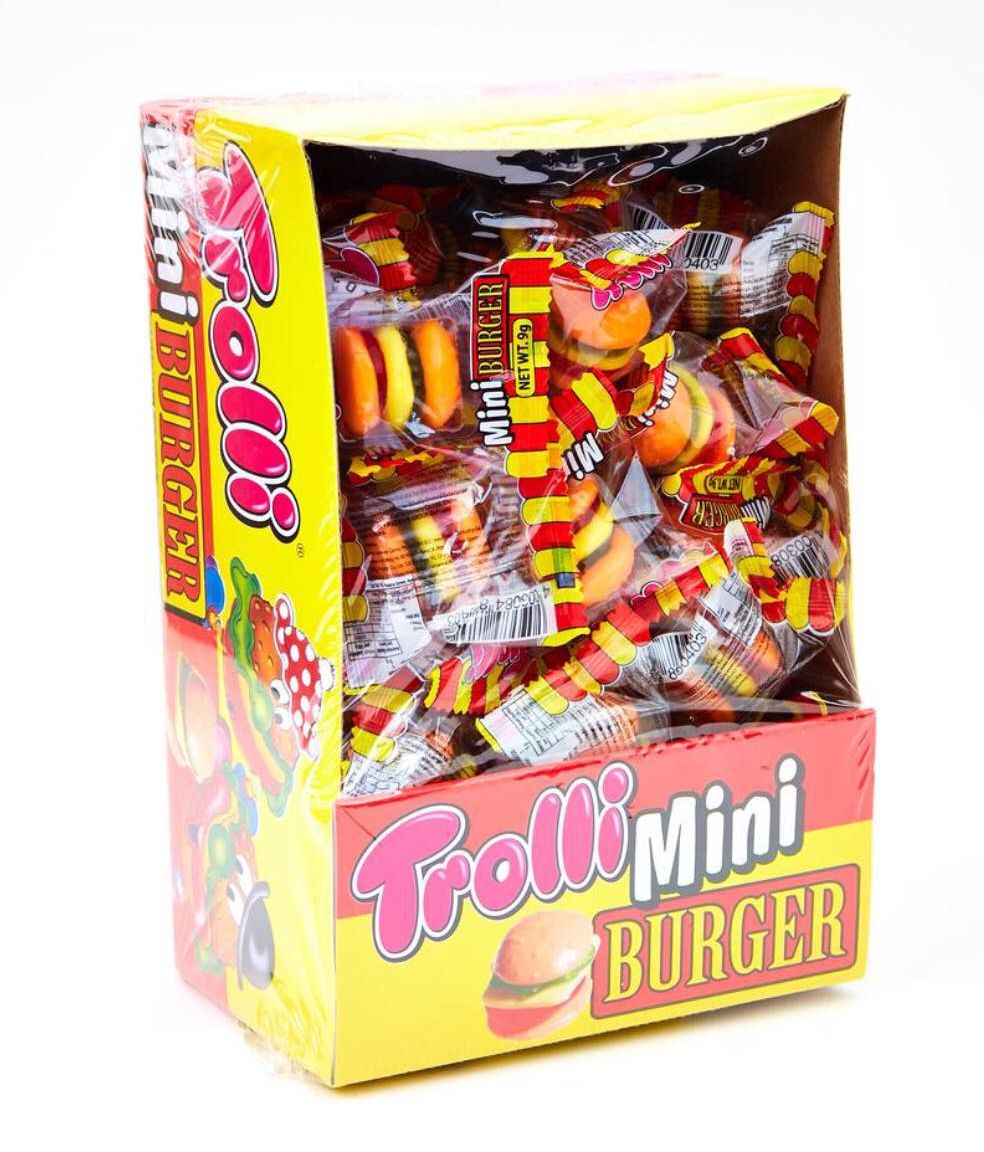 Trolli Mini Burger Gummy Candy 540g | Lazada PH