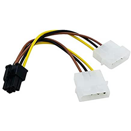 สายต่อไฟเลี้ยงการ์ดจอ 6 Pin to Molex 3x2 - XLLTECH - ThaiPick