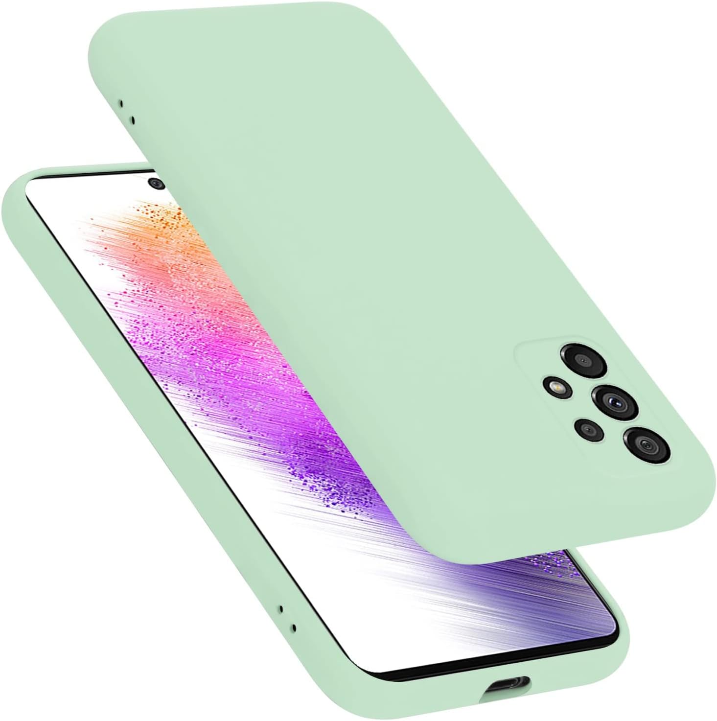 Samsung Galaxy A73 Silicone Back Case - Slim, Lightweight, and Durable ...