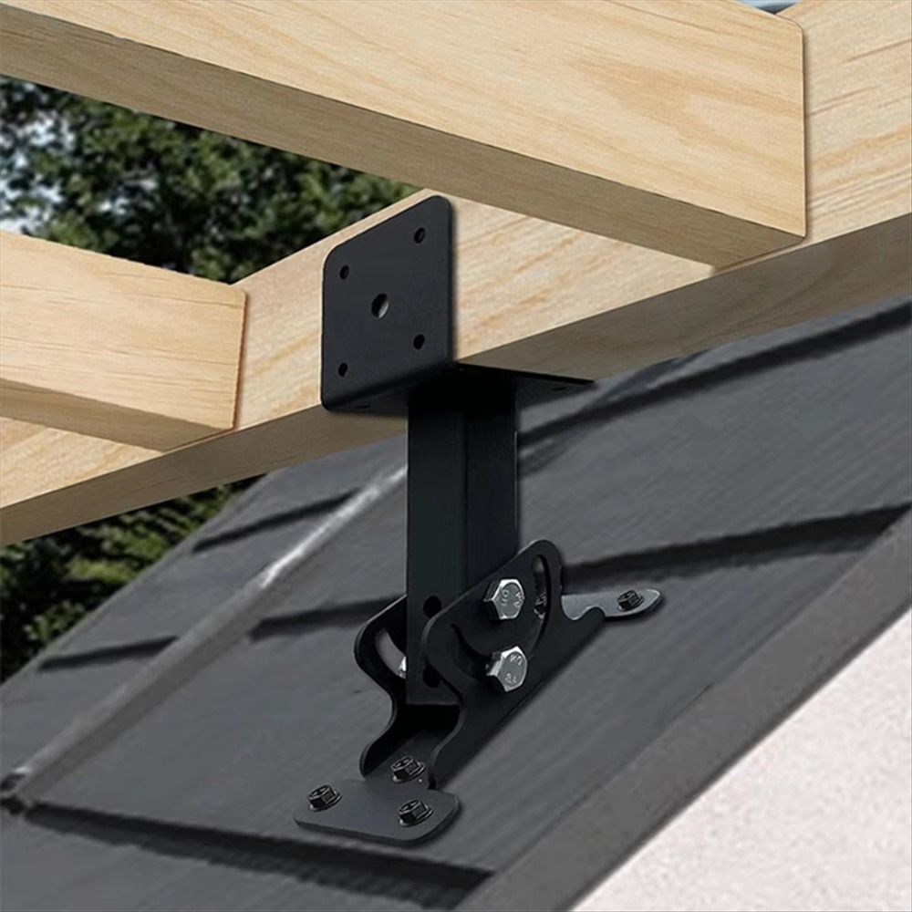 Sturdy 304 Stainless Steel Pergola Roof Riser Beam Bracket Saddle ...