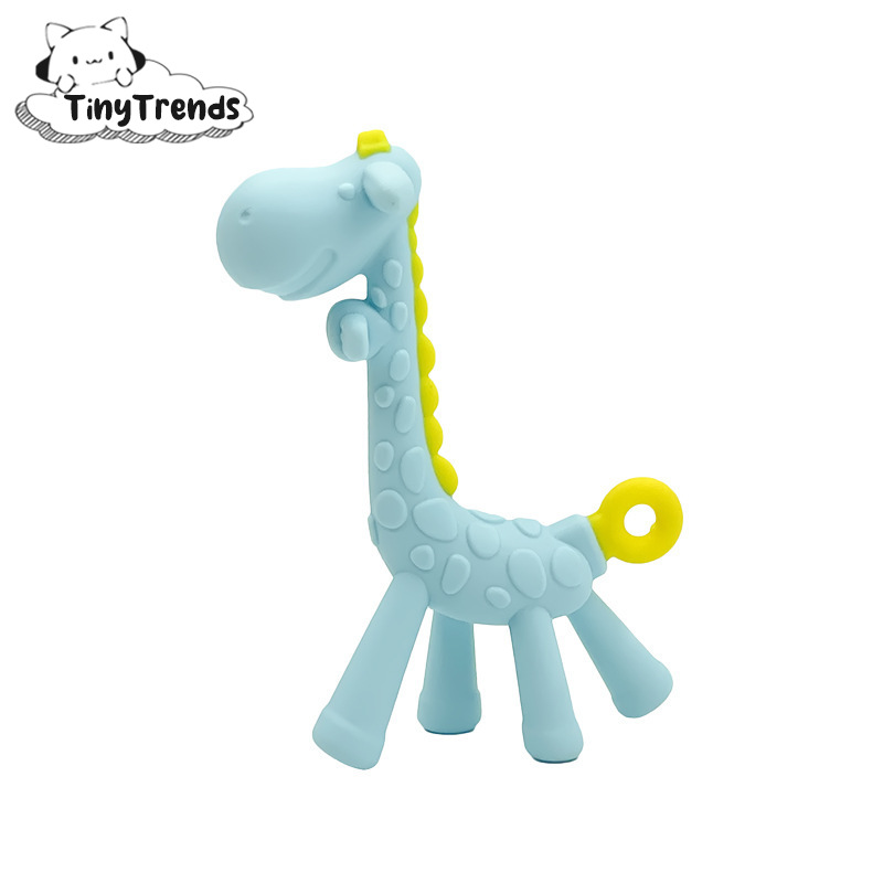 TinyTrends Giraffe baby silicone teething products for mother and baby ...