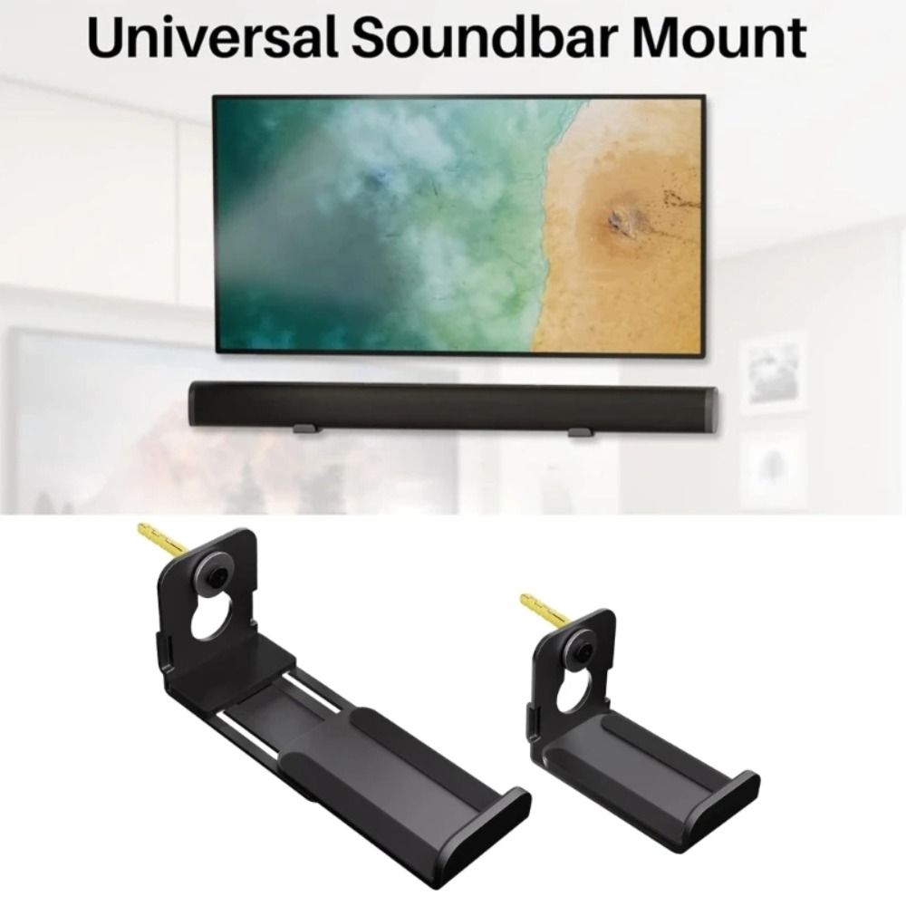 2pcs Wall Mount Bracket Heavy Duty Speaker Wall Mount Space Efficient L ...