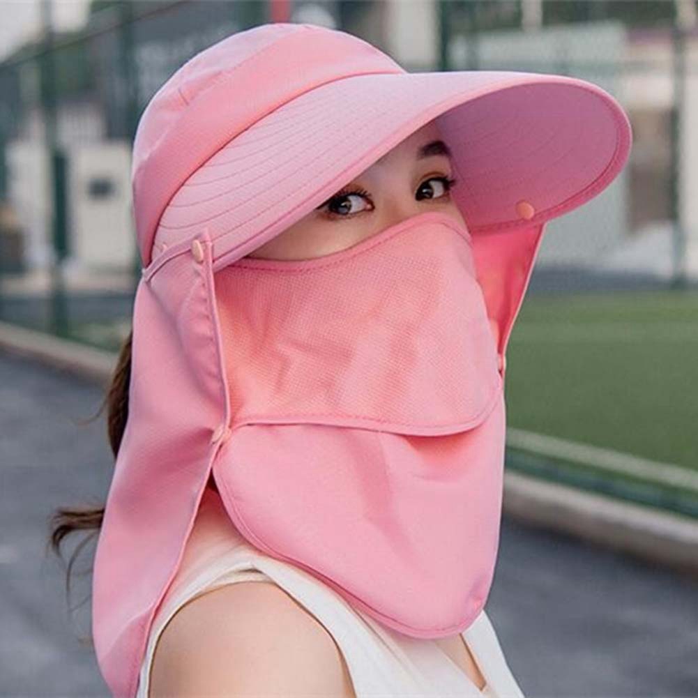 【Hot demand】Women Casual Windbreak Hat UV Protection Face Neck Flap Man ...