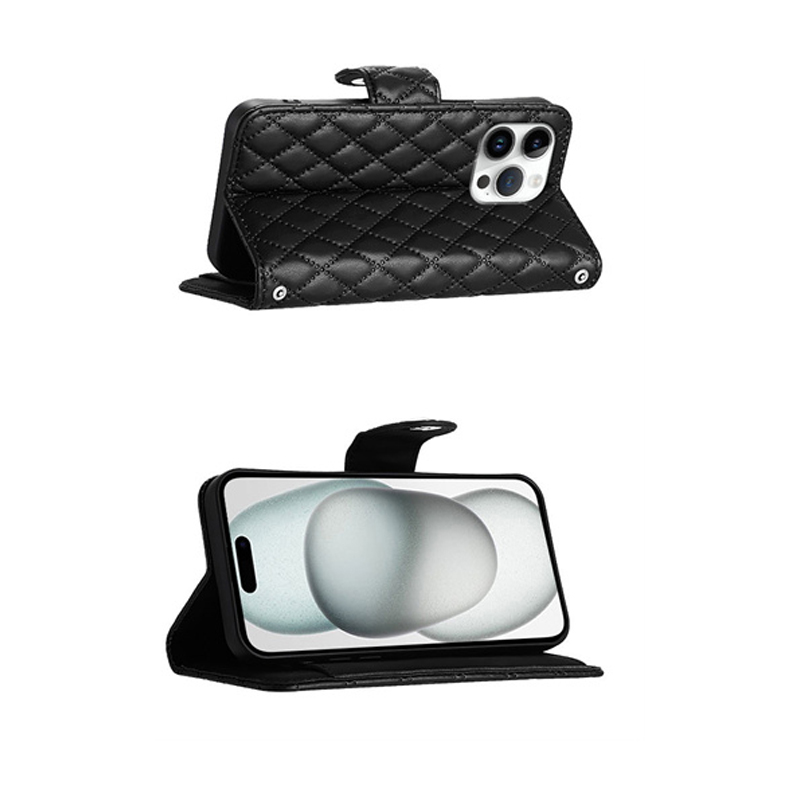 Phone case For OnePlus ACE 2 2V 3 Pro Back cover Multiple Colors Chanel-style Luxury Wallet Card ...