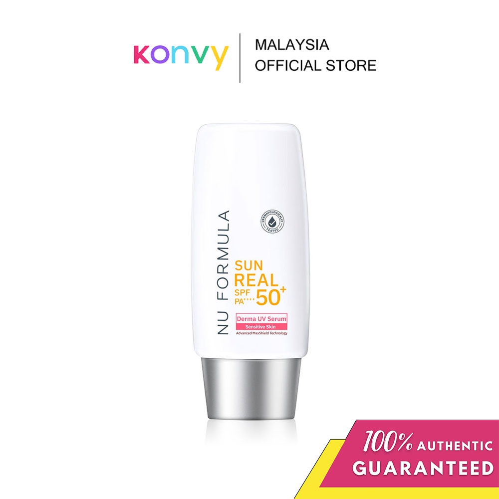 Nu Formula Sun Real SPF 50+ PA++++ Derma UV Serum (40g) | Lazada