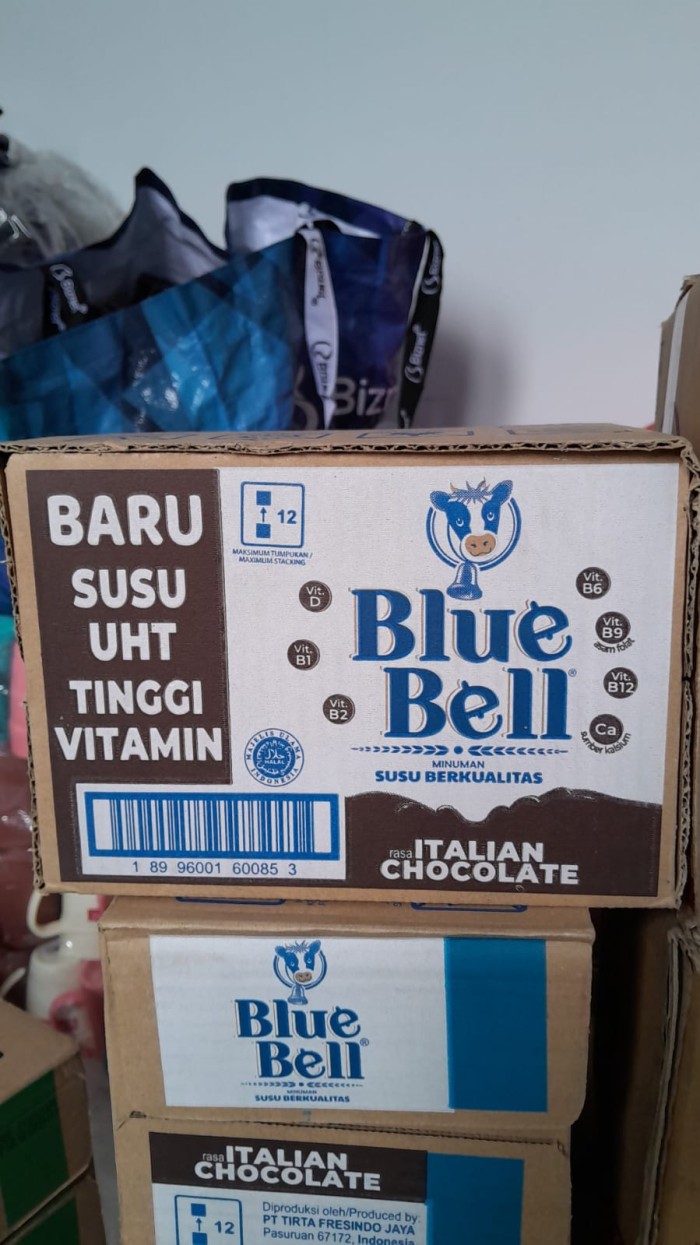 Blue Bell Susu Uht Chocolate 1 Dus | Lazada Indonesia
