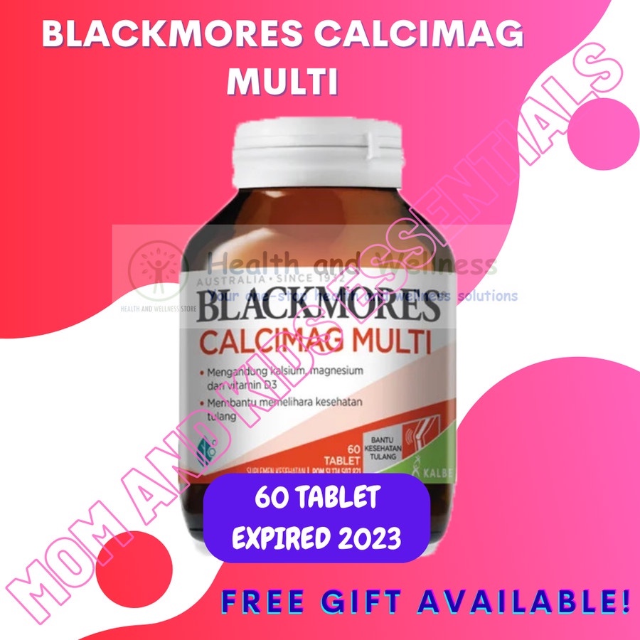 BLACKMORES CALCIMAG MULTI 30 60 TABLET VITAMIN TULANG KALSIUM | Lazada ...