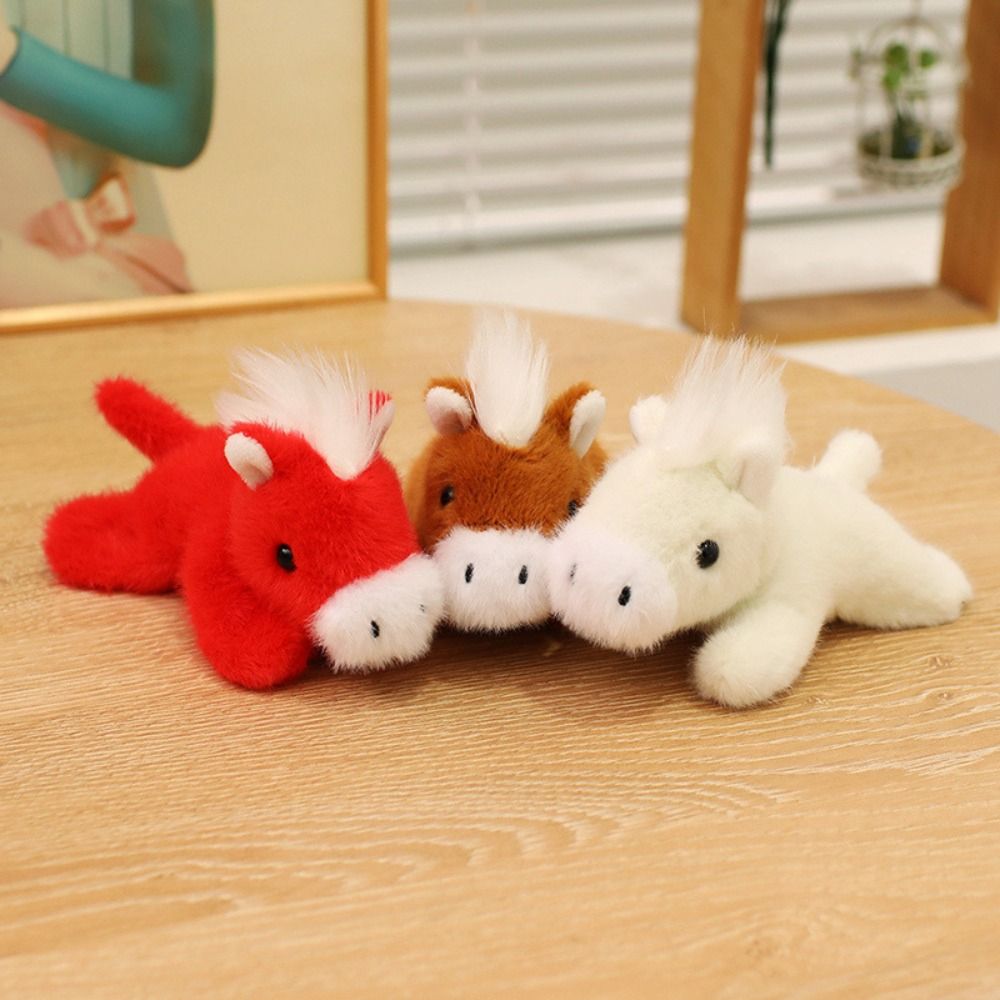 Mini Soft Pony Fridge Magnet Magnetic Decorative Plush Refrigerator ...