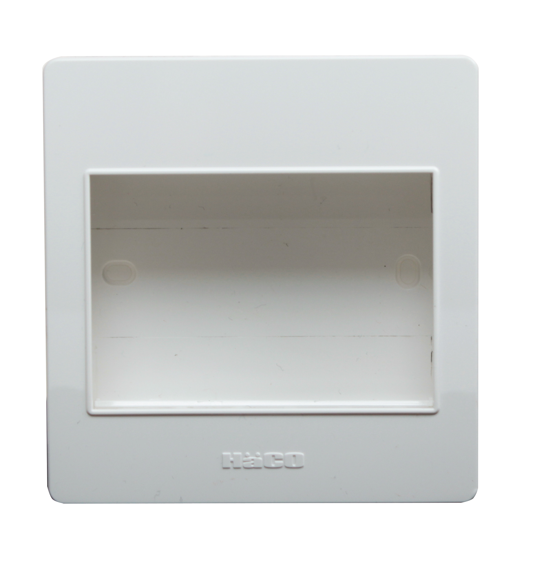 HACO -M3N-F หน้ากาก M3 ขนาด 86x86 มม.สำหรับอุปกรณ์จำนวน 3 ช่อง ...