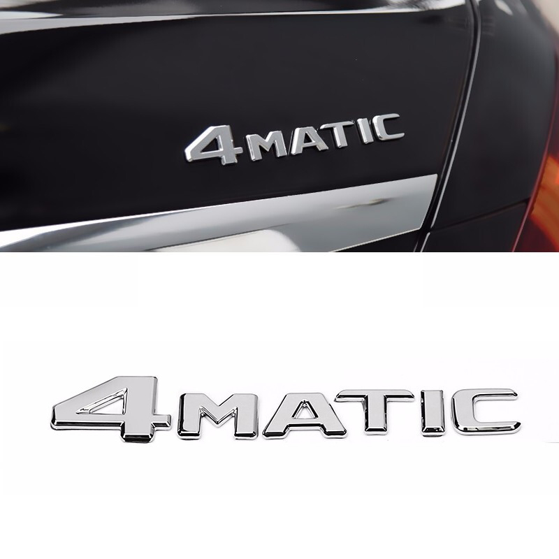 【Hot demand】 3d Car Trunk 4 Matic 4matic Emblem Badge Logo For Mercedes ...