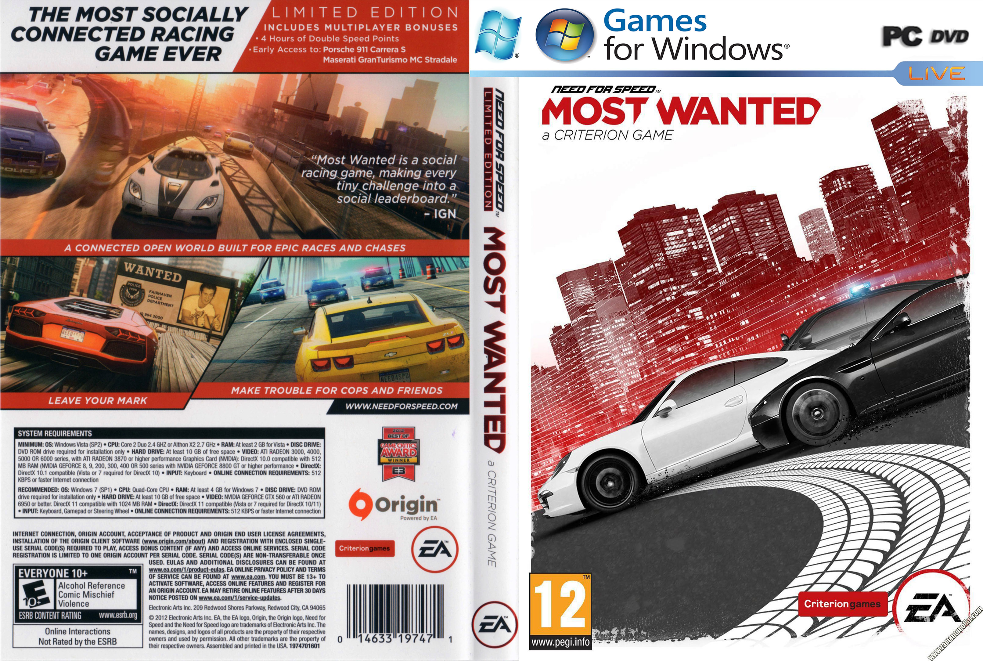 Need For Speed Most Wanted 2012 PC GAME Offline Lazada