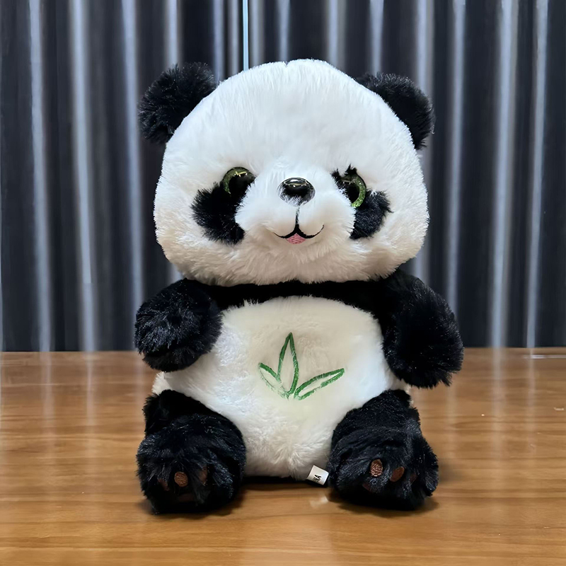 Newborn Breathing Bear Panda Soothing Musical Plush For Baby Sleep ...