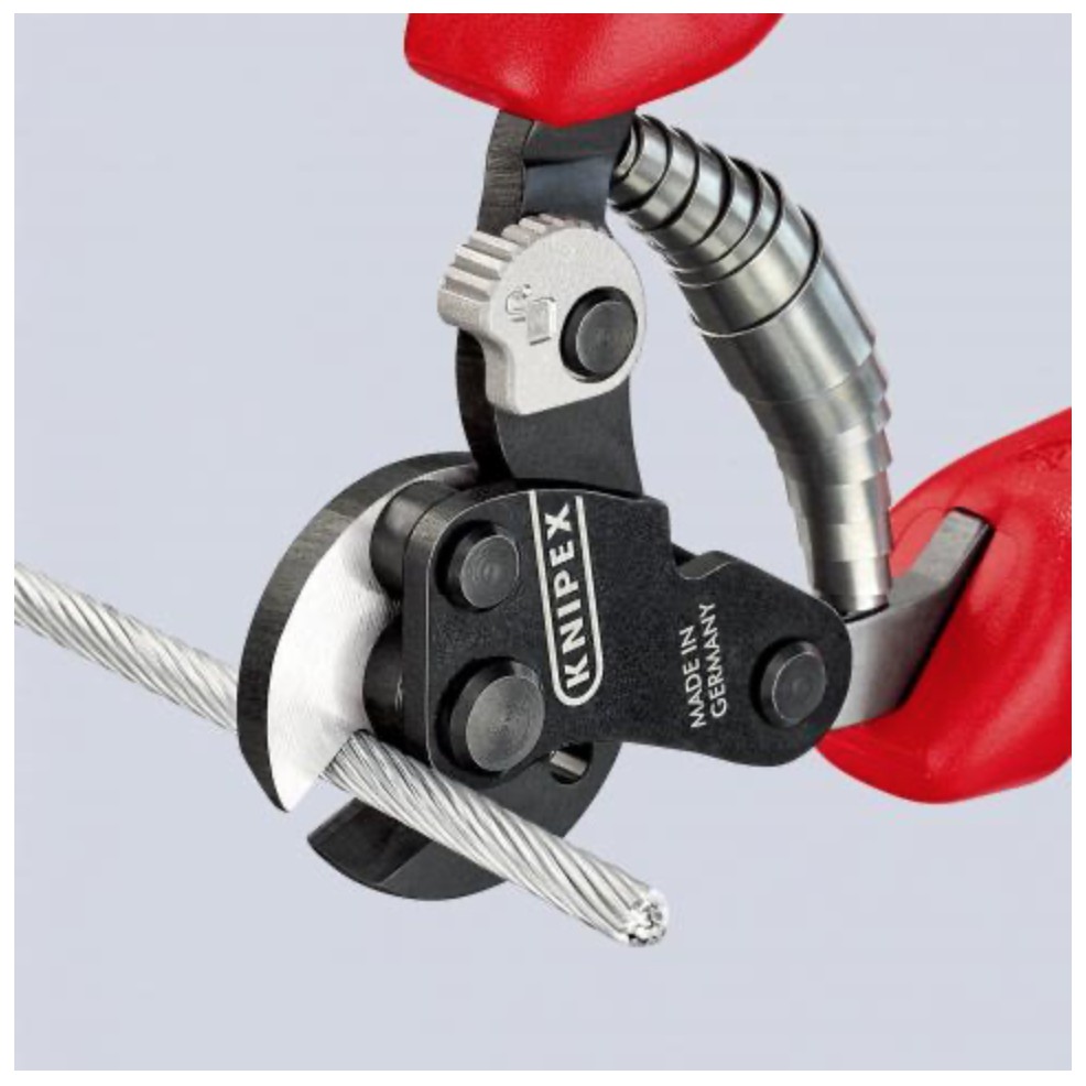 KNIPEX NO.95 62 160 Wire Rope Cutter, 160mm. Factory Gear Gear Garage - geargarage - ThaiPick