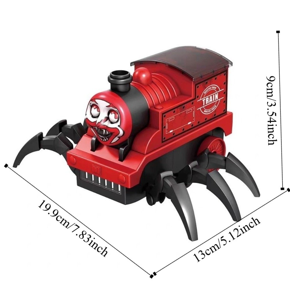 Educational Choo-Choo Charles Spider Train Toy with Music with Light ...