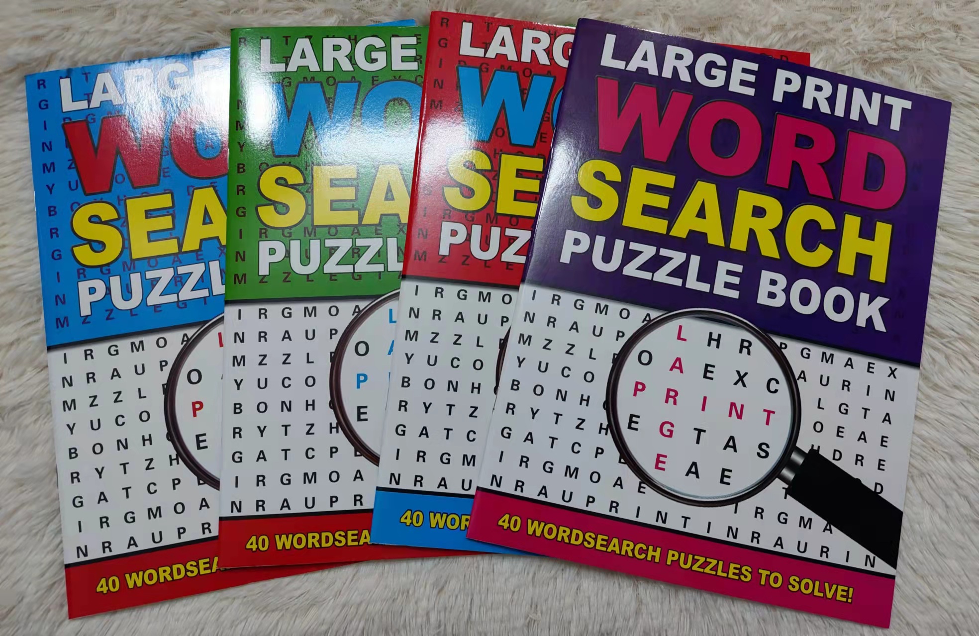 [ Ready Stock ] Large Print Word Search Books Education Books Puzzle ...