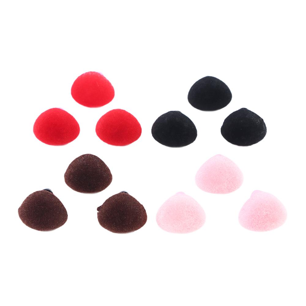 Accessories Puppet Safety Nose Velvet Nose Buttons Pink Red Black Brown ...