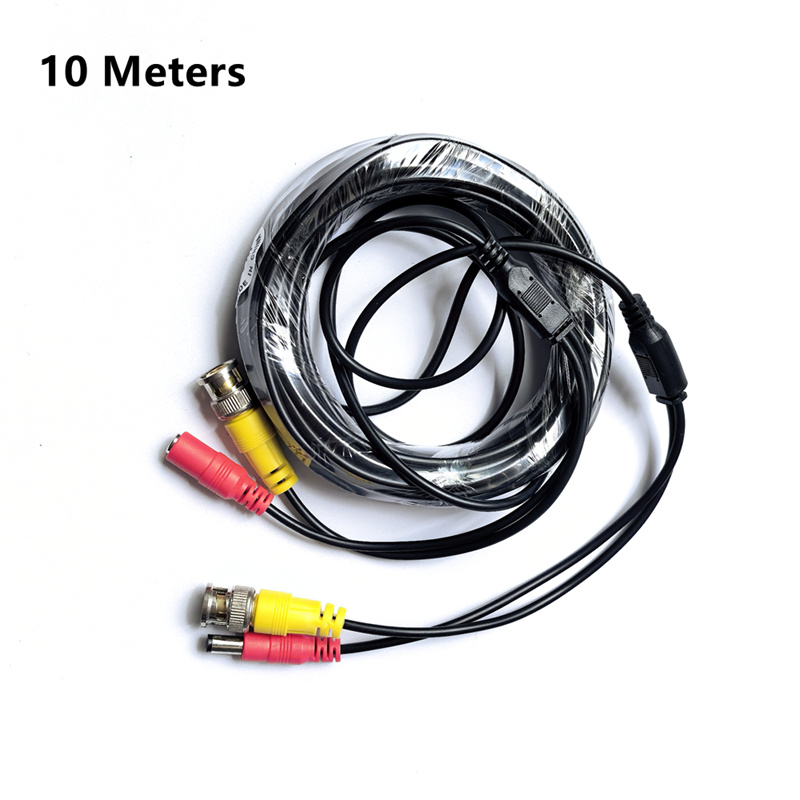 5M/10M/20M/30M BNC+DC Connector 2 in 1 BNC CCTV Cable Coaxial Video ...