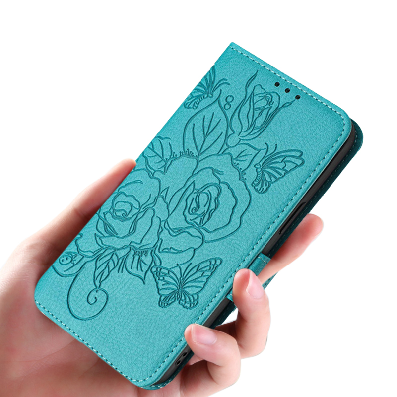 Phone case Xiaomi POCO X3 X4 X5 X6 Pro X4 X3 GT X6 Neo Flip Cover card slots Floral and ...