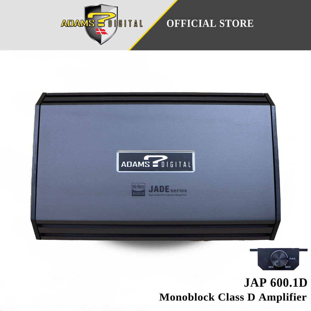 Adams Digital MonoBlock Amplifier Class D Car Audio System Jade Series ...